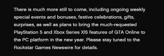 GTAOL次世代主机功能明年上PC！图形改进 车辆升级