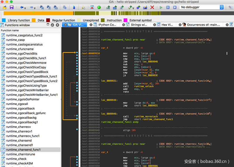 【技术分享】手把手教你如何专业地逆向GO二进制程序-安全KER - 安全资讯平台